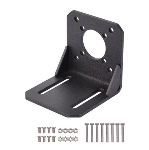 Nema17 Stepper Motor Bracket l Shaped Steel Mounting Fitting For 3d ...